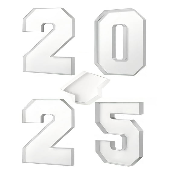 Sylvtty 2025 Graduation Charcuterie Number Box 10" Fillable Cardboard ...