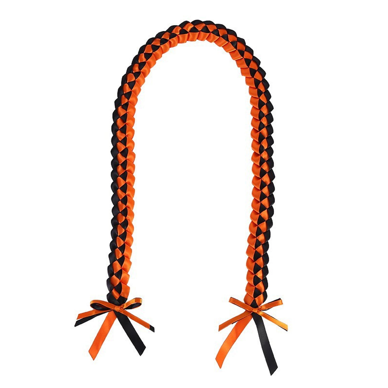 Sylvtty 2025 Graduation Lei Handmade Double Braided Ribbon Lei Necklace ...