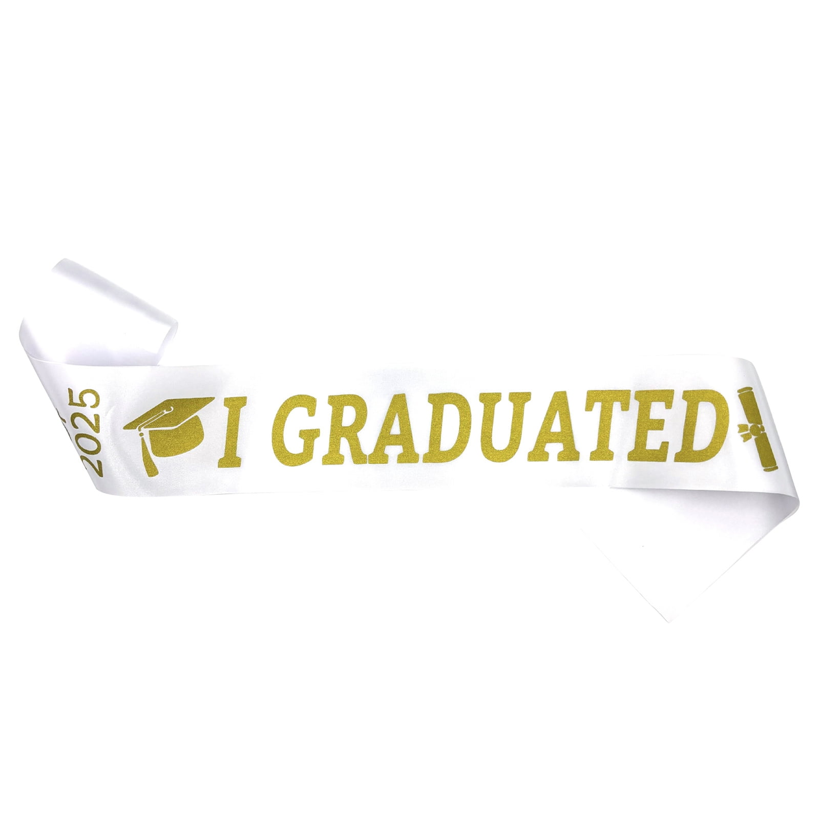Sylvtty 2025 Graduation Stole Unisex Adults Graduation Satin Sash ...