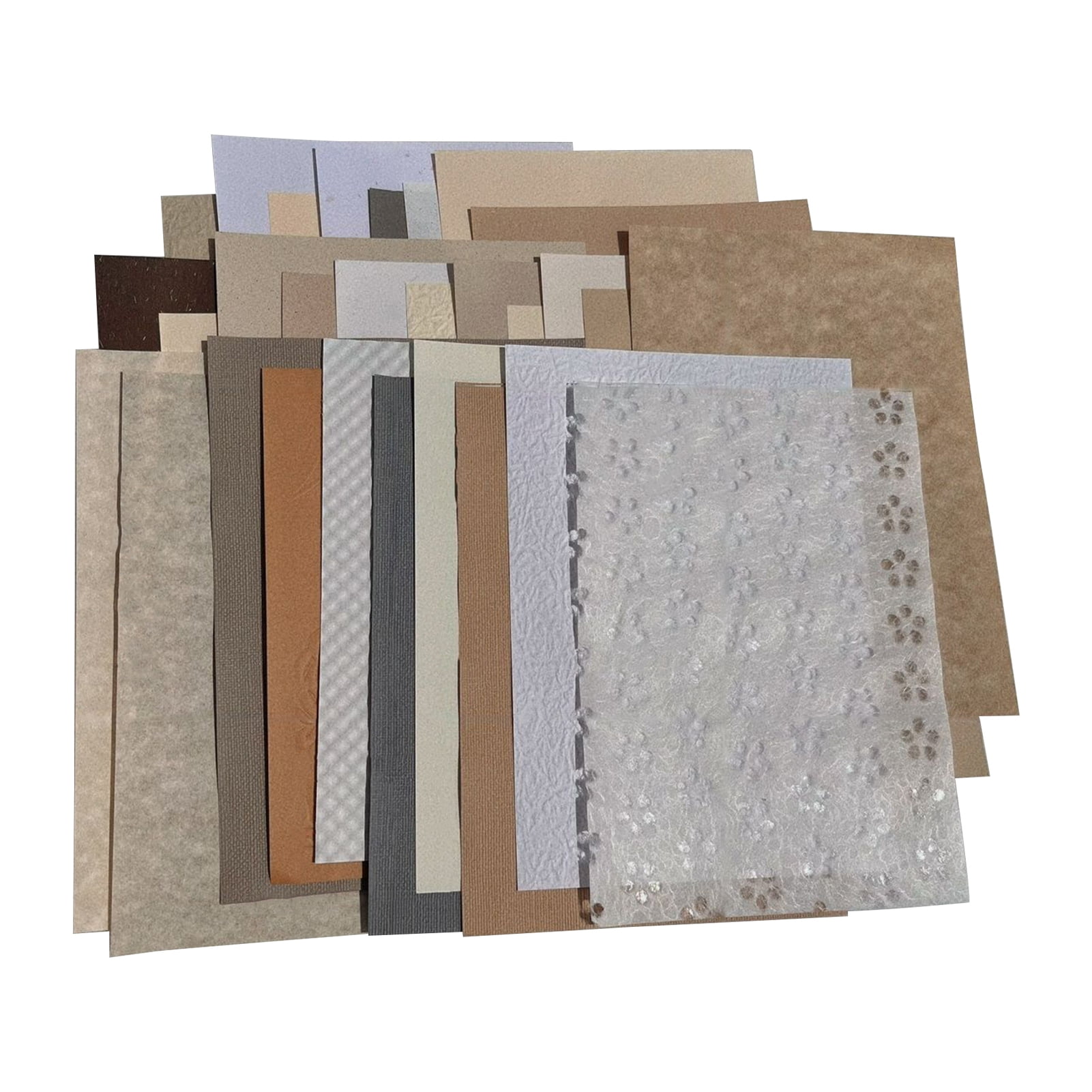 Sylvtty 30/40Pcs/Set Scrapbook Paper Mixed Multi-styles Textured DIY ...