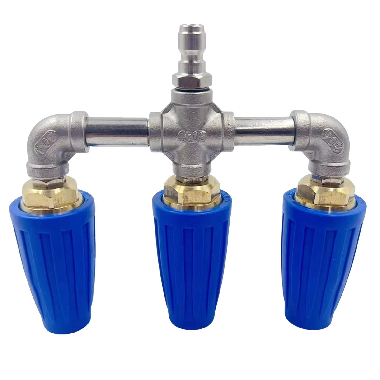 Sylvtty 4-in-1 Pressure Washer Turbo Nozzle 4000 PSI 360-Degree ...