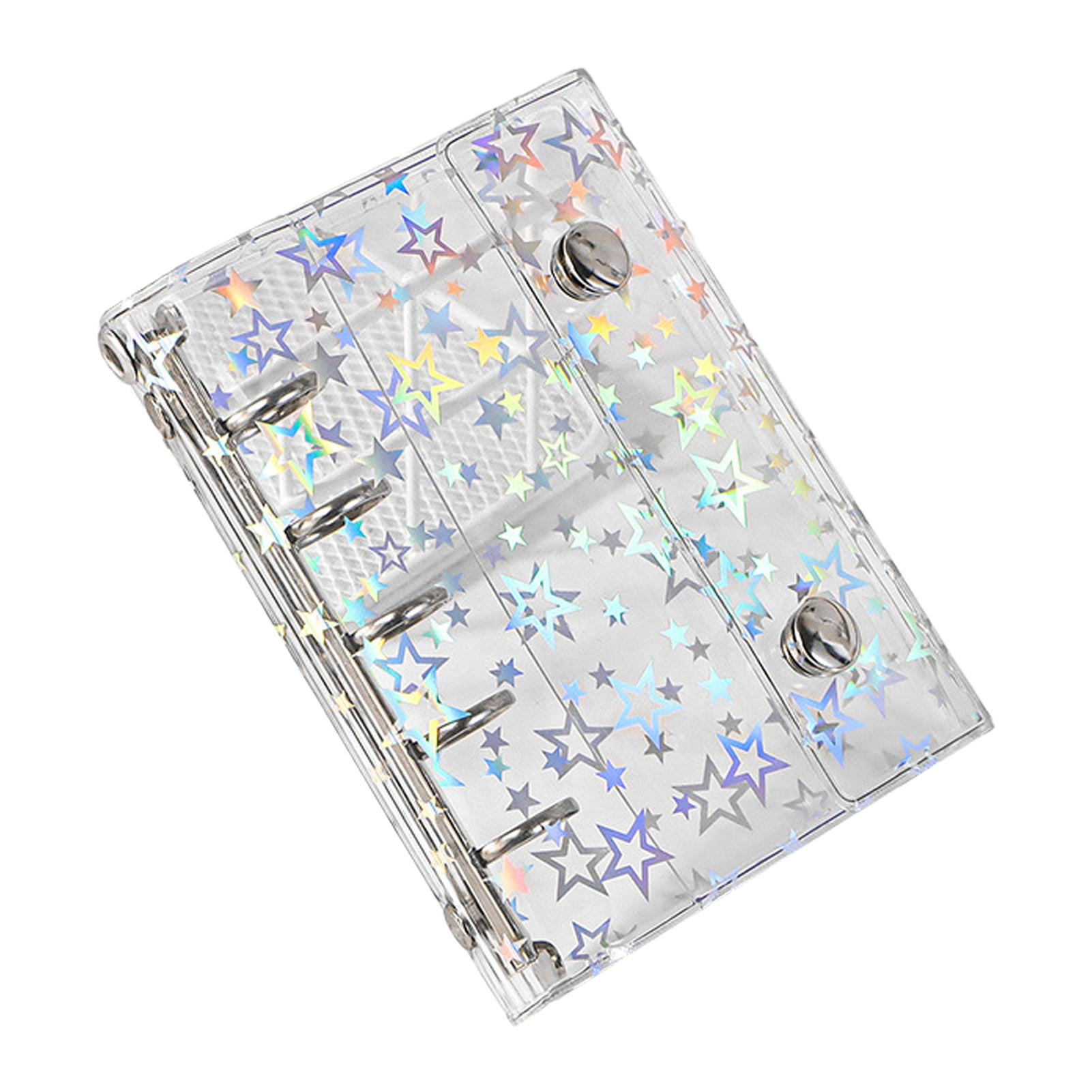 Sylvtty A6 Star Binder Cover Color-Changing PVC Notebook Cover with ...