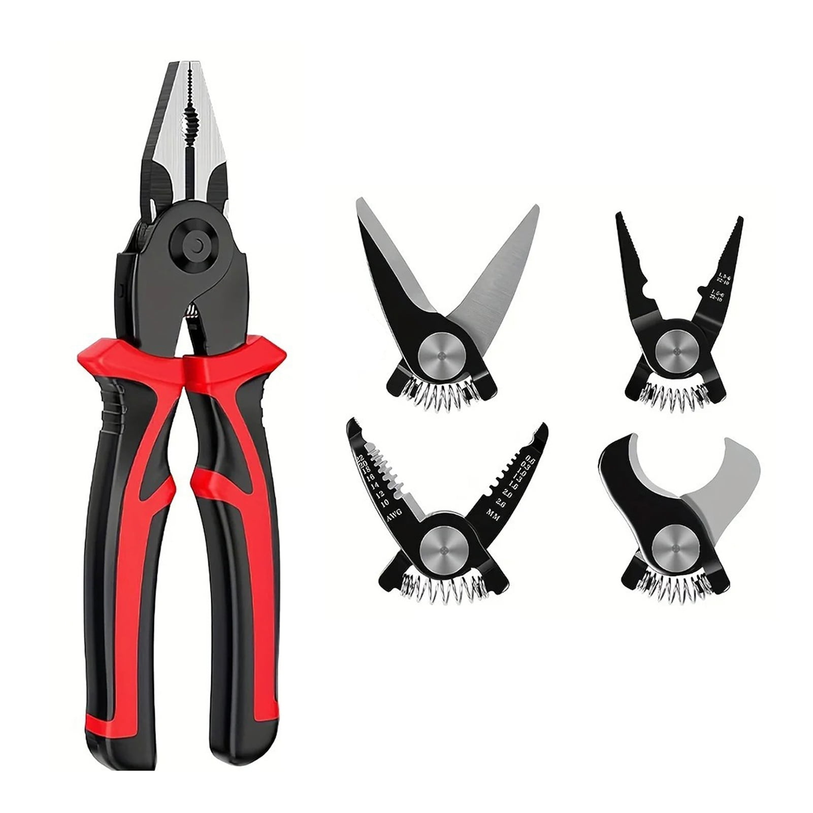 Sylvtty All Purpose Versatile Heavy Duty Tool Kit Multifunctional Plier ...