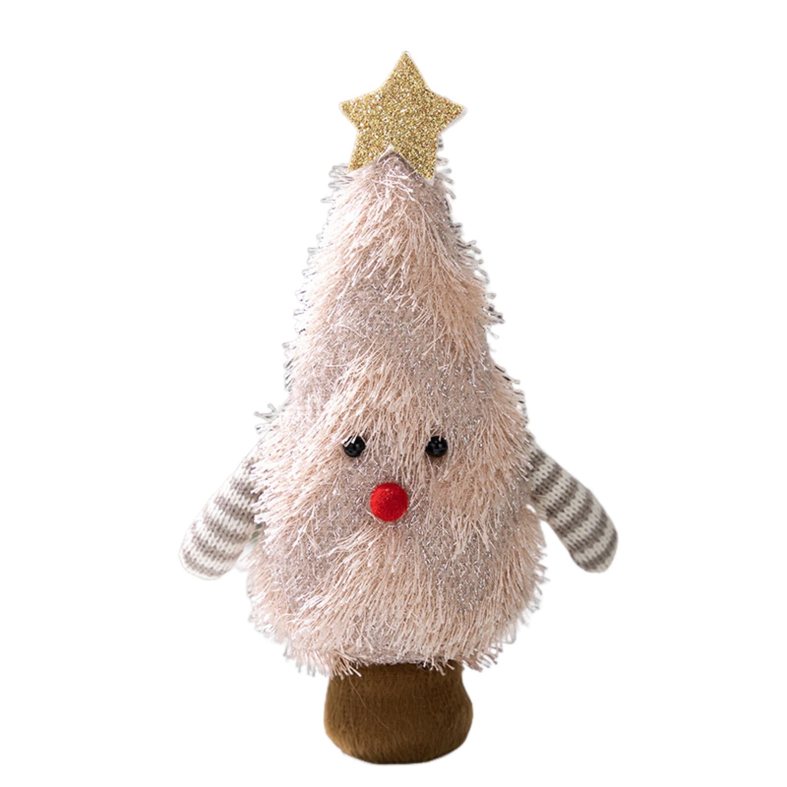 Sylvtty Christmas Gnome Decoration Fluffy Christmas Tree Doll with ...