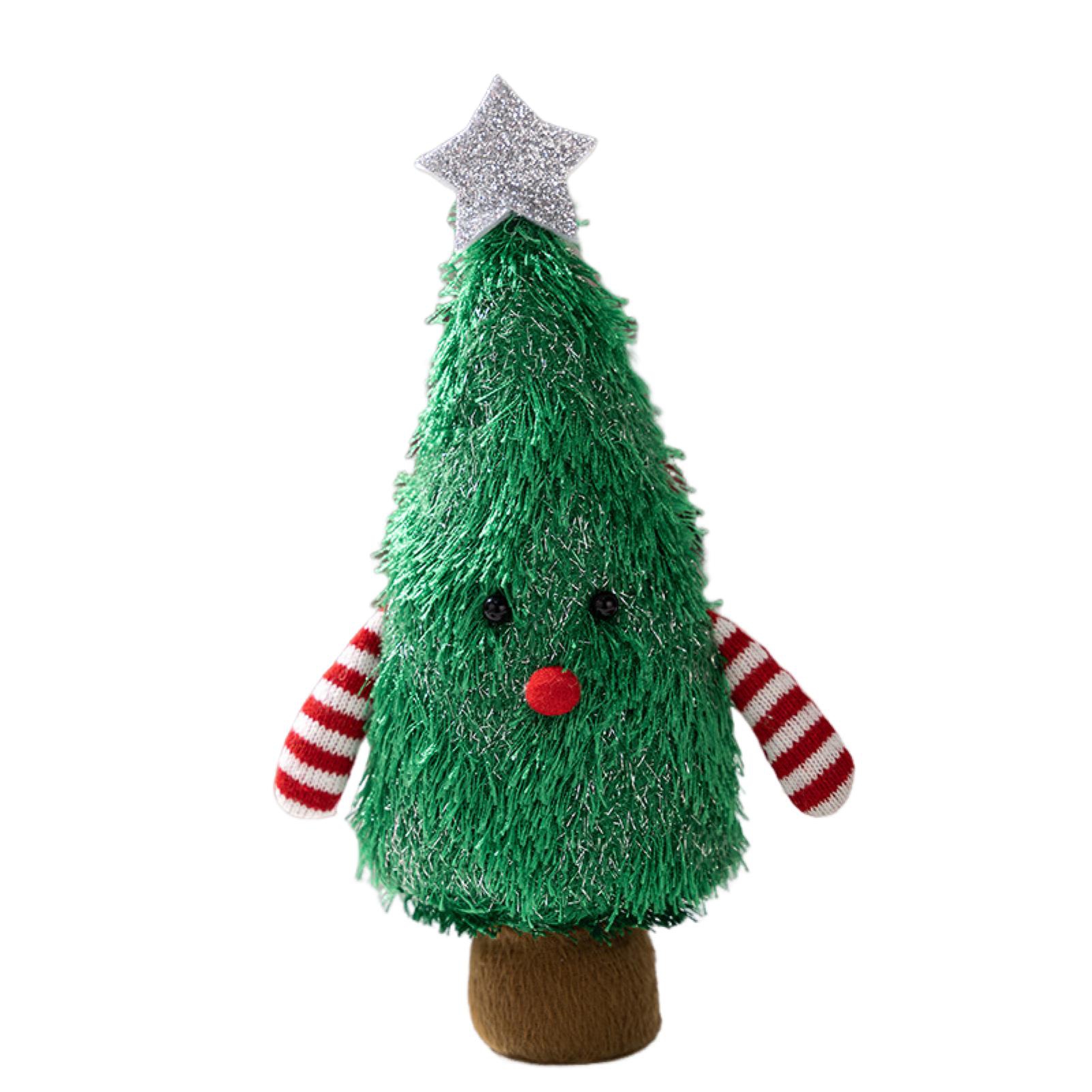 Sylvtty Christmas Gnome Decoration Fluffy Christmas Tree Doll with ...