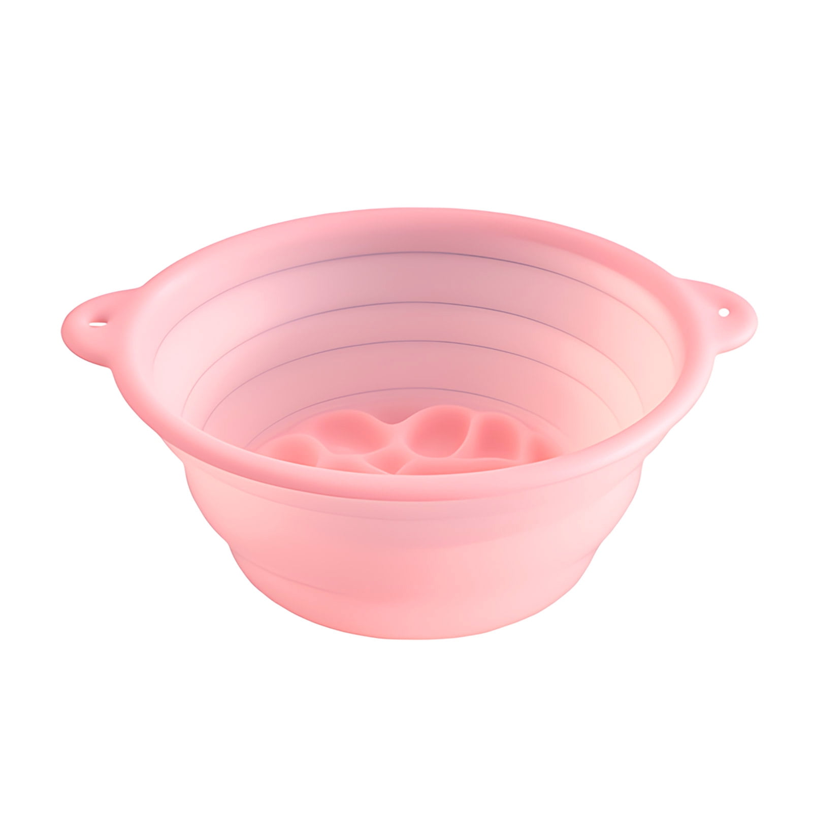 Sylvtty Foldable Ice Bowl Silicone Facial Ice Bath with Built-In Ice ...