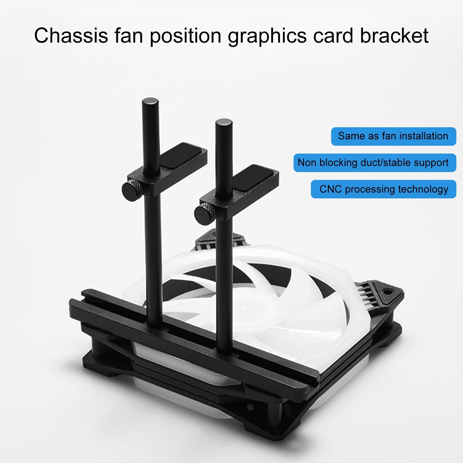 Sylvtty Graphics Card Bracket Adjustable Aluminum Alloy Graphics Card ...