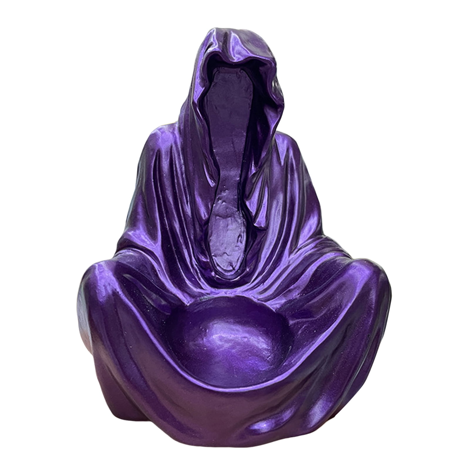 Sylvtty Grim Reaper Statue Gothic Crystal Ball Stand Bookshelf Decor ...