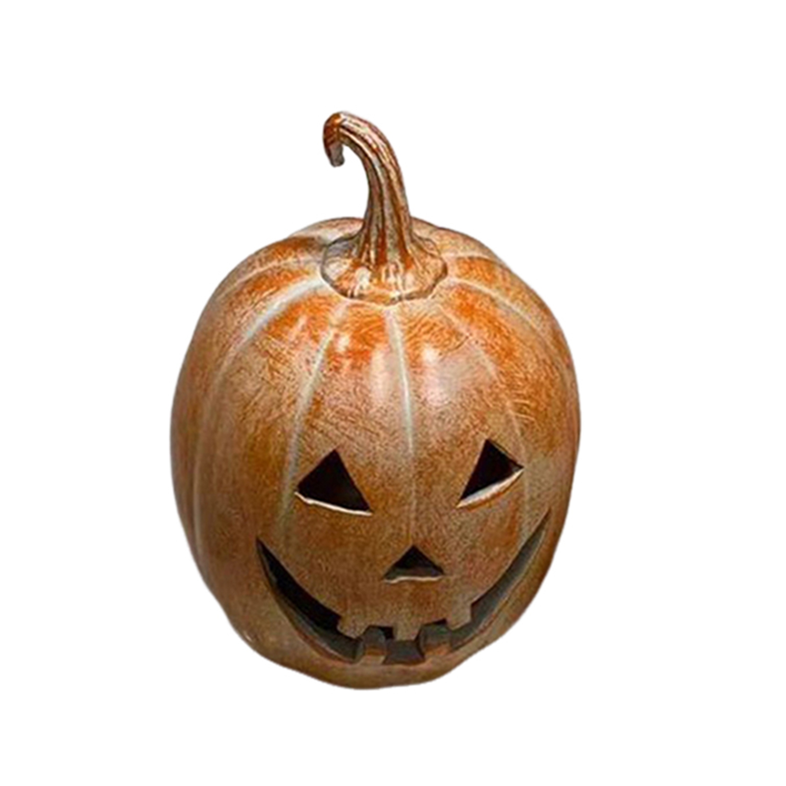 Sylvtty Halloween Pumpkin Figurine Hand-carved Resin Punpkin Statue ...