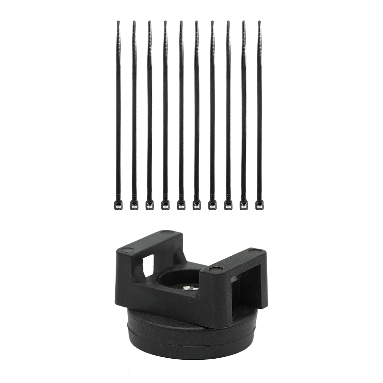Sylvtty Magnetic Zip Tie Mounts Base Releasable Cable Zip Ties Easy ...