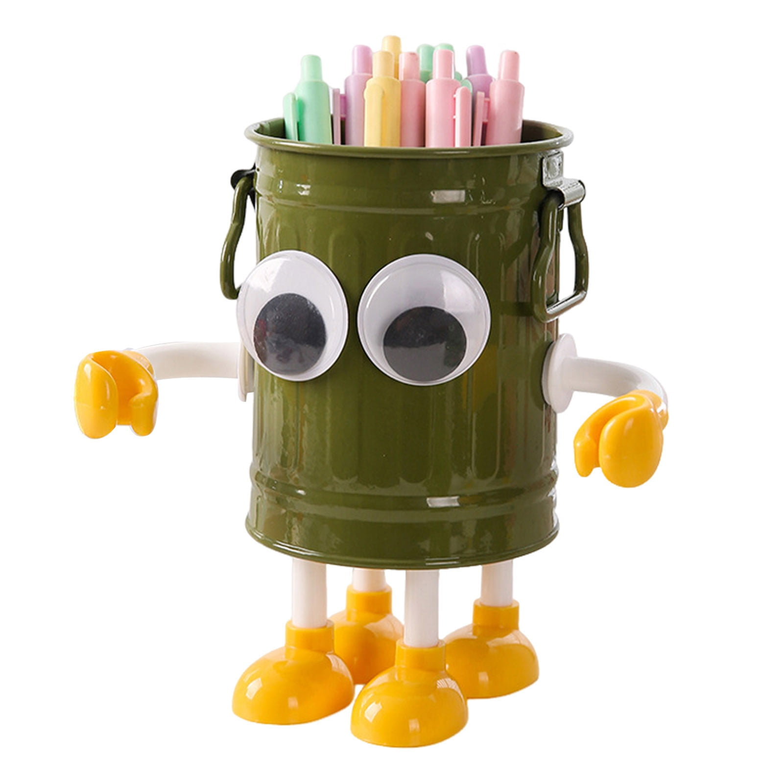 Sylvtty Pen Holder Stand for 20 Pens Cartoon Big Eyes Design Large ...