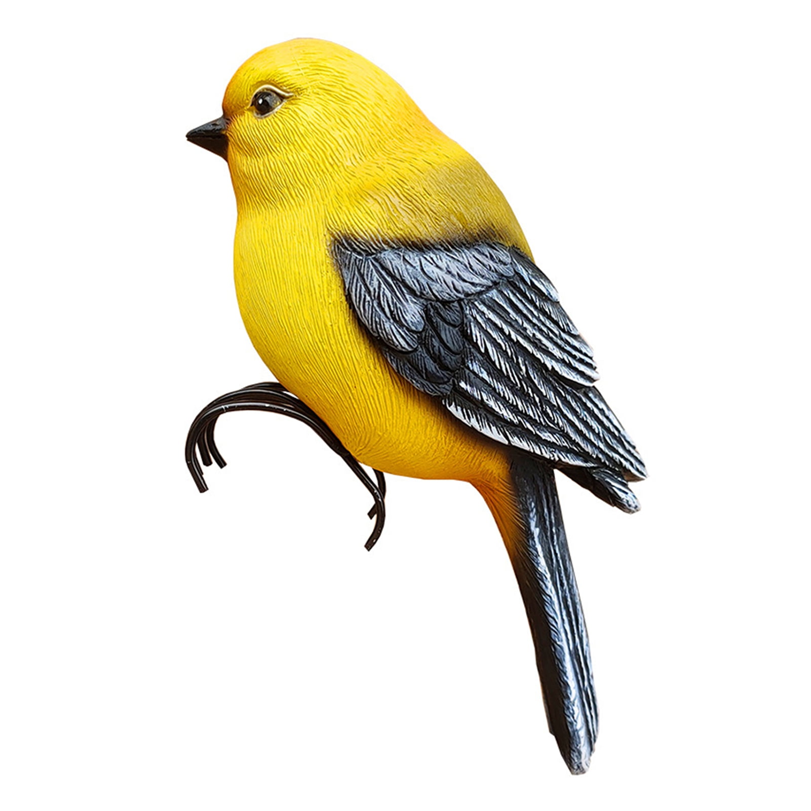 Sylvtty Planter Bird Figurine Resin Garden Bird Statue with Claws ...