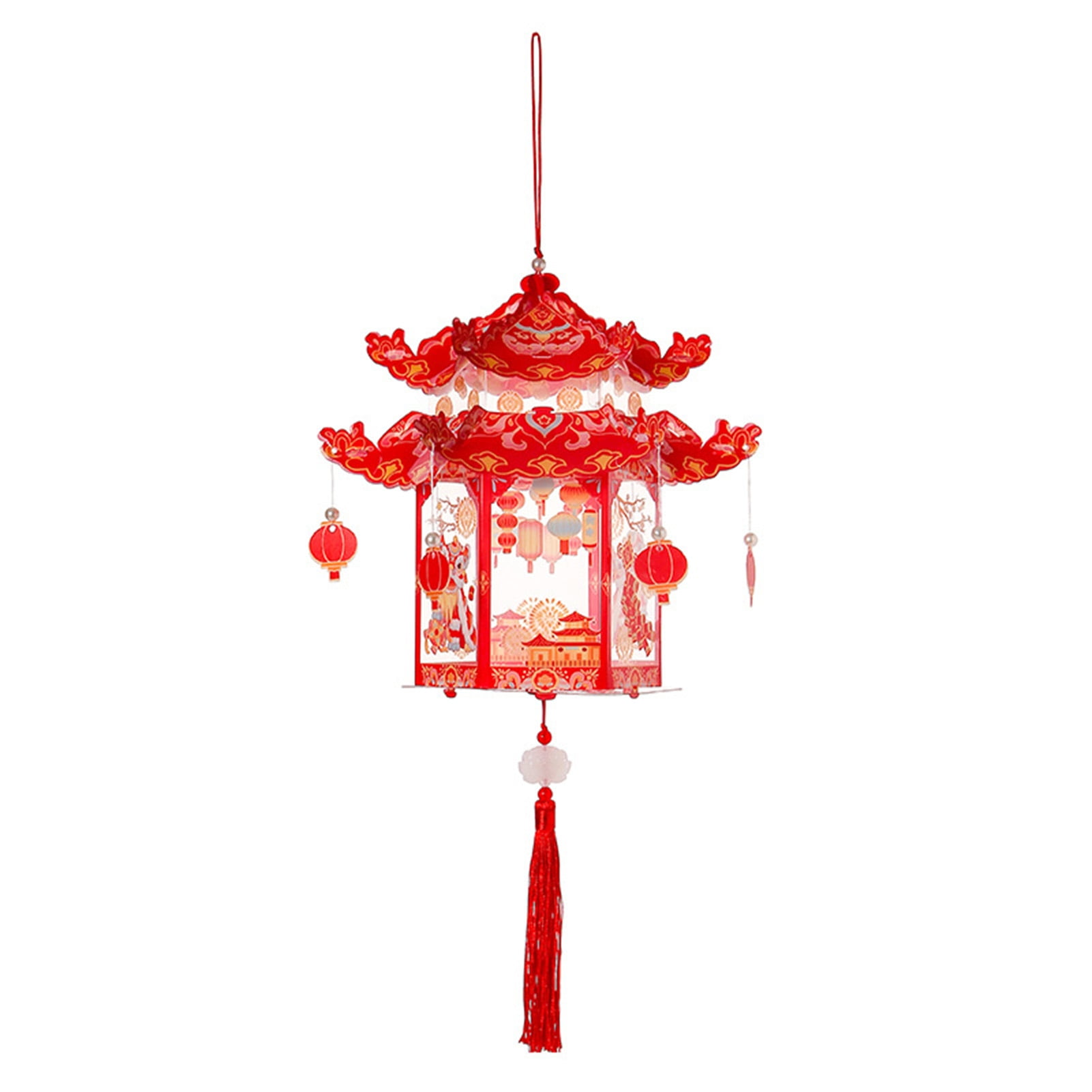 Sylvtty Portable Palace Lantern Set DIY Flower Lantern Kit Interactive ...
