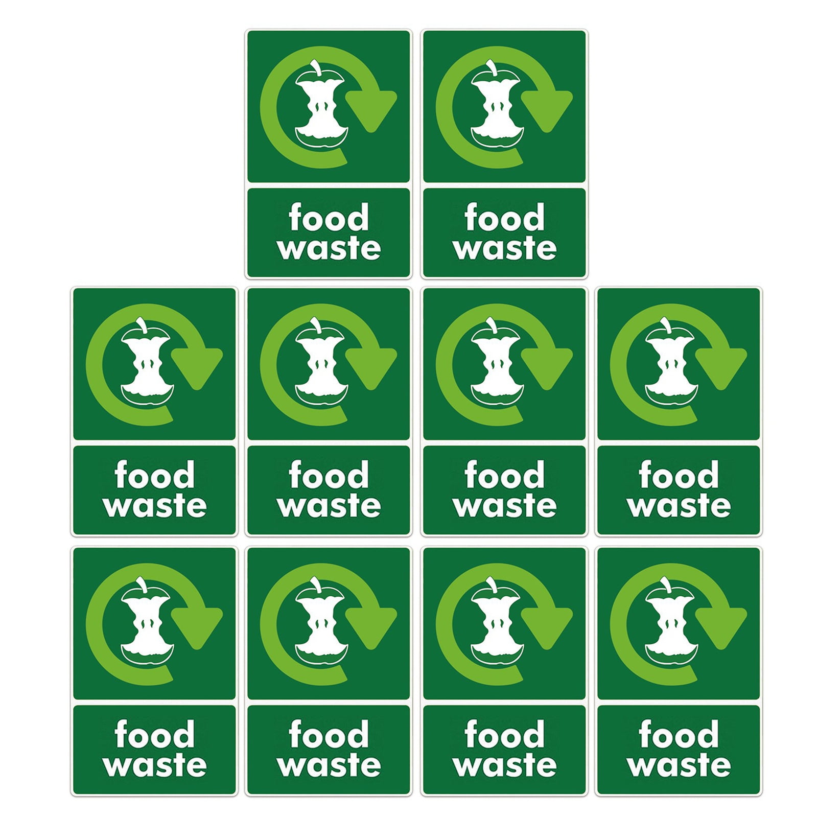 Sylvtty Recycle Sticker for Trash Can Self-Adhesive Waterproof Waste ...