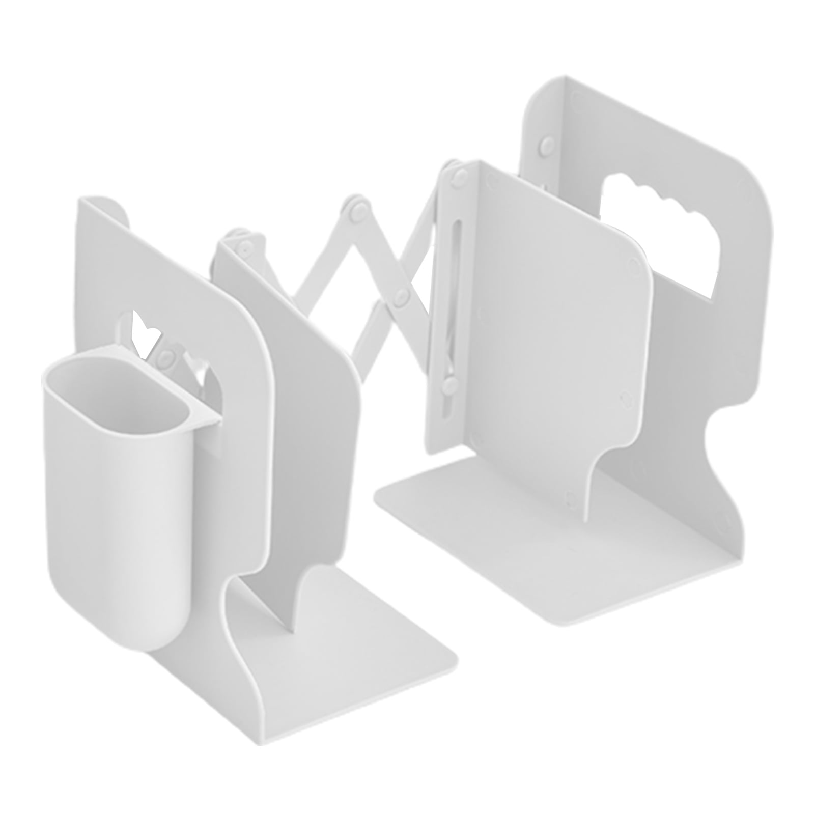 Sylvtty Retractable Student Book Desktop Storage Rack Bookshelf Bookend ...