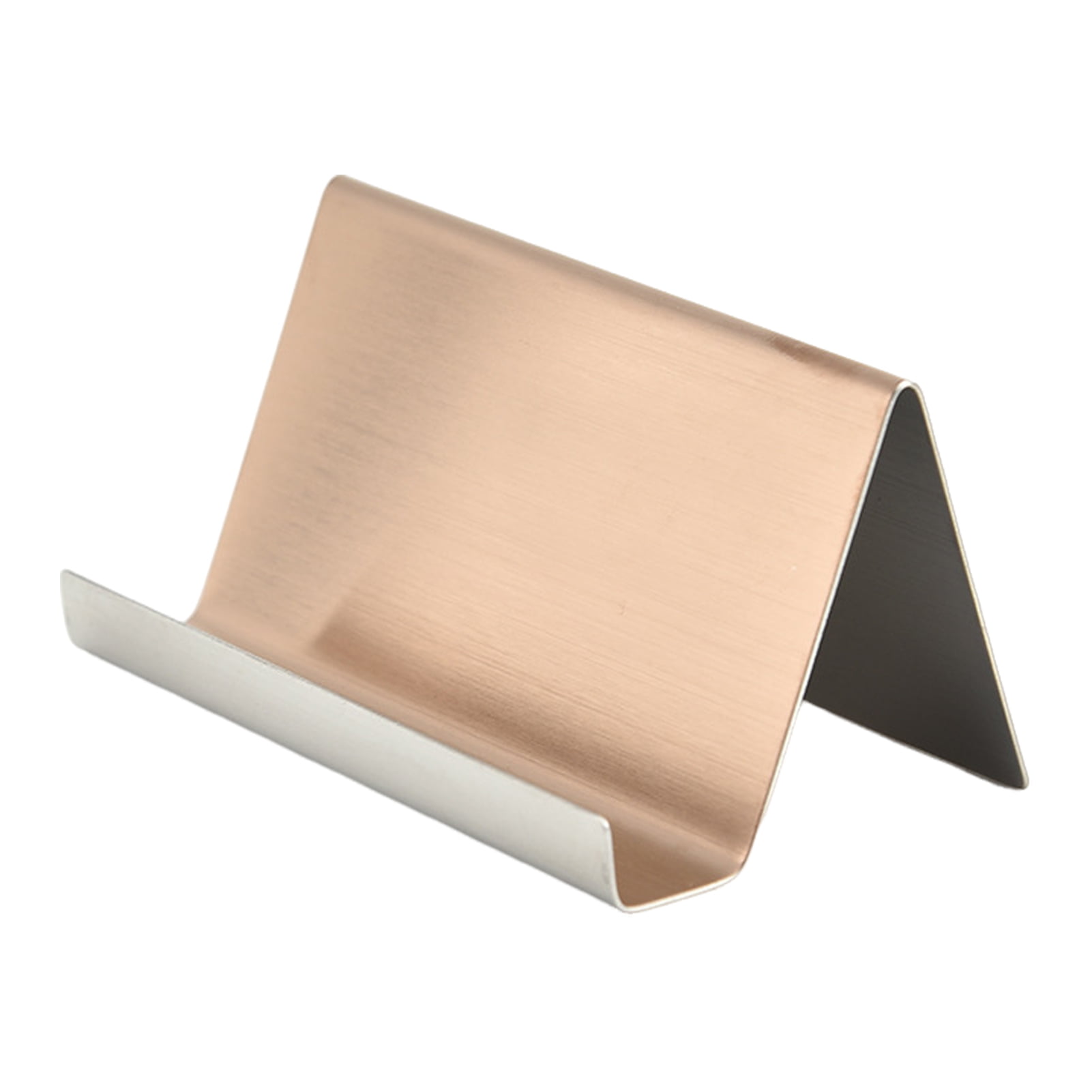 Sylvtty Stainless Steel Business Card Holder Minimalist Desktop Credit ...