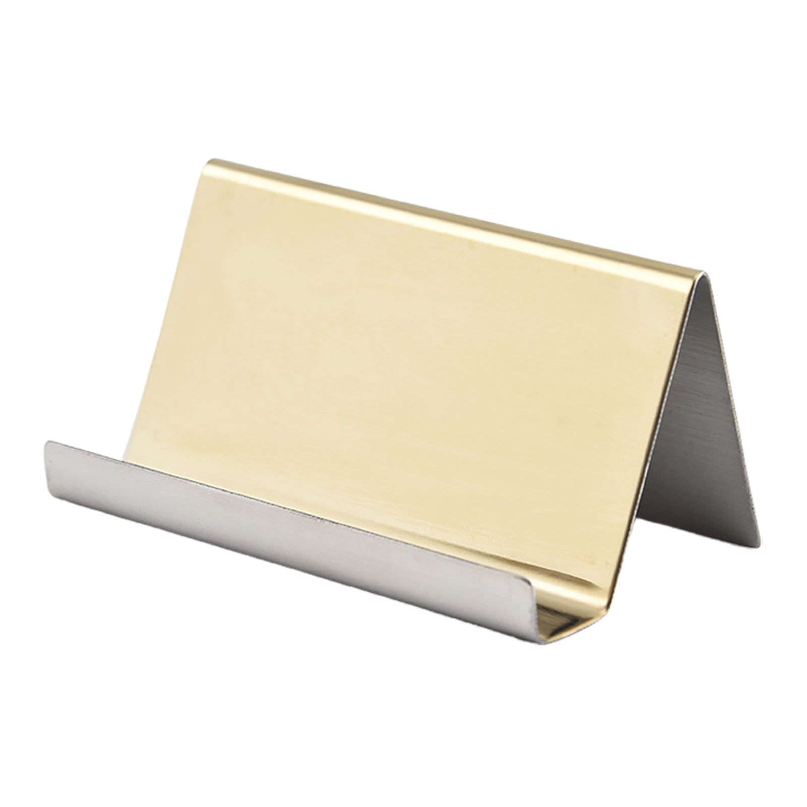 Sylvtty Stainless Steel Business Card Holder Minimalist Desktop Credit ...