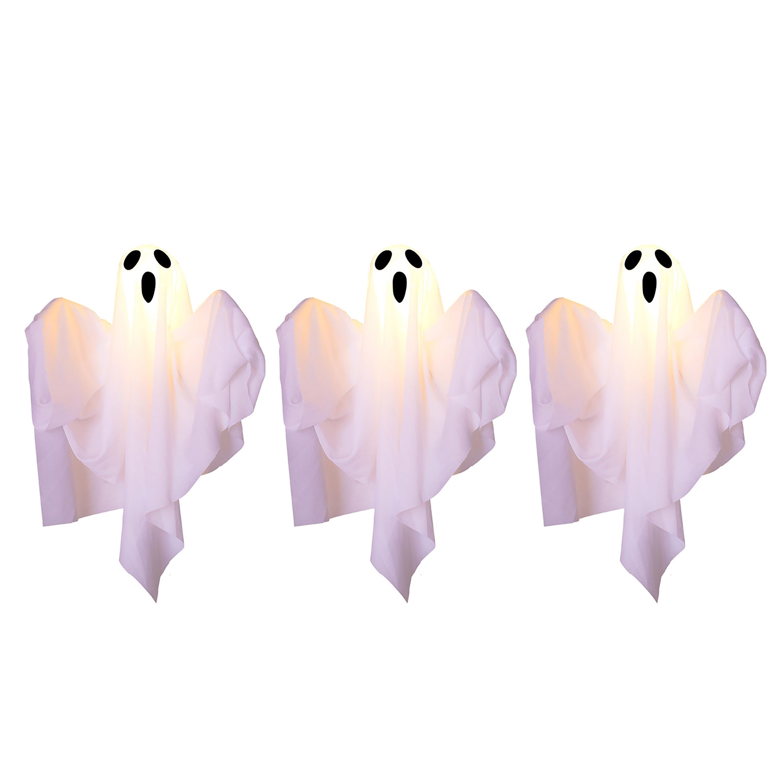 Sylvtty Waterproof Solar Ghost Lights with Playful Face Design LED ...