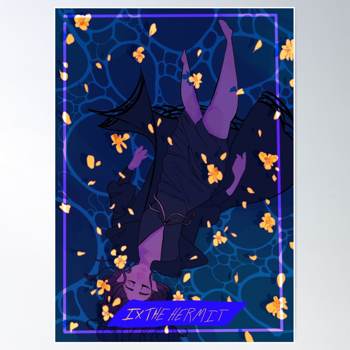 Symbiosis Tarot Card Poster Wall Art, Modern Wall Decor For Living Room ...