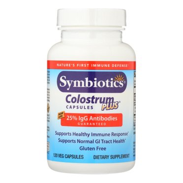 Symbiotics Super Immune Colostrum Plus Capsules, 240 Ct - Walmart.com