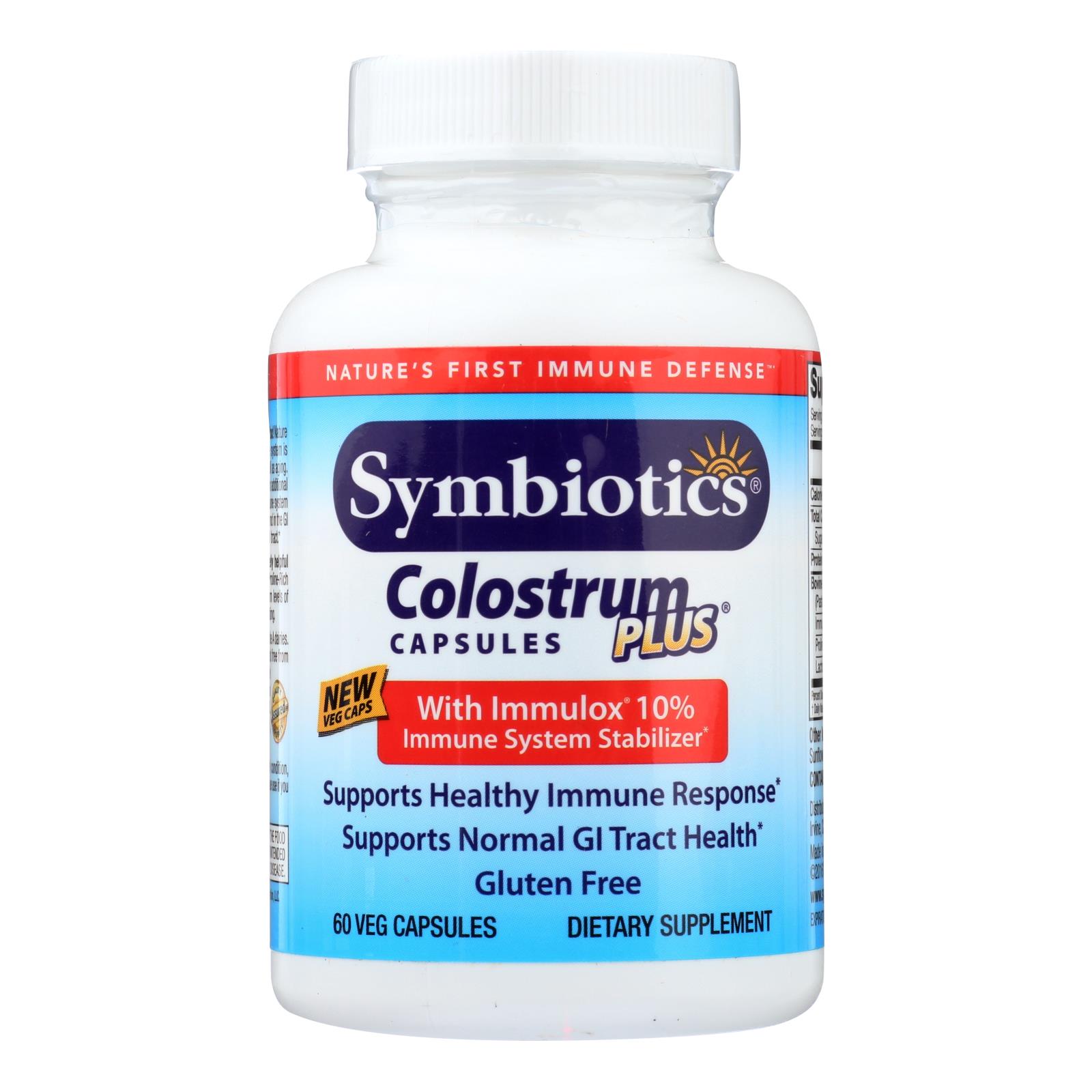 Symbiotics Colostrum Plus Capsules, 60 Ct - Walmart.com