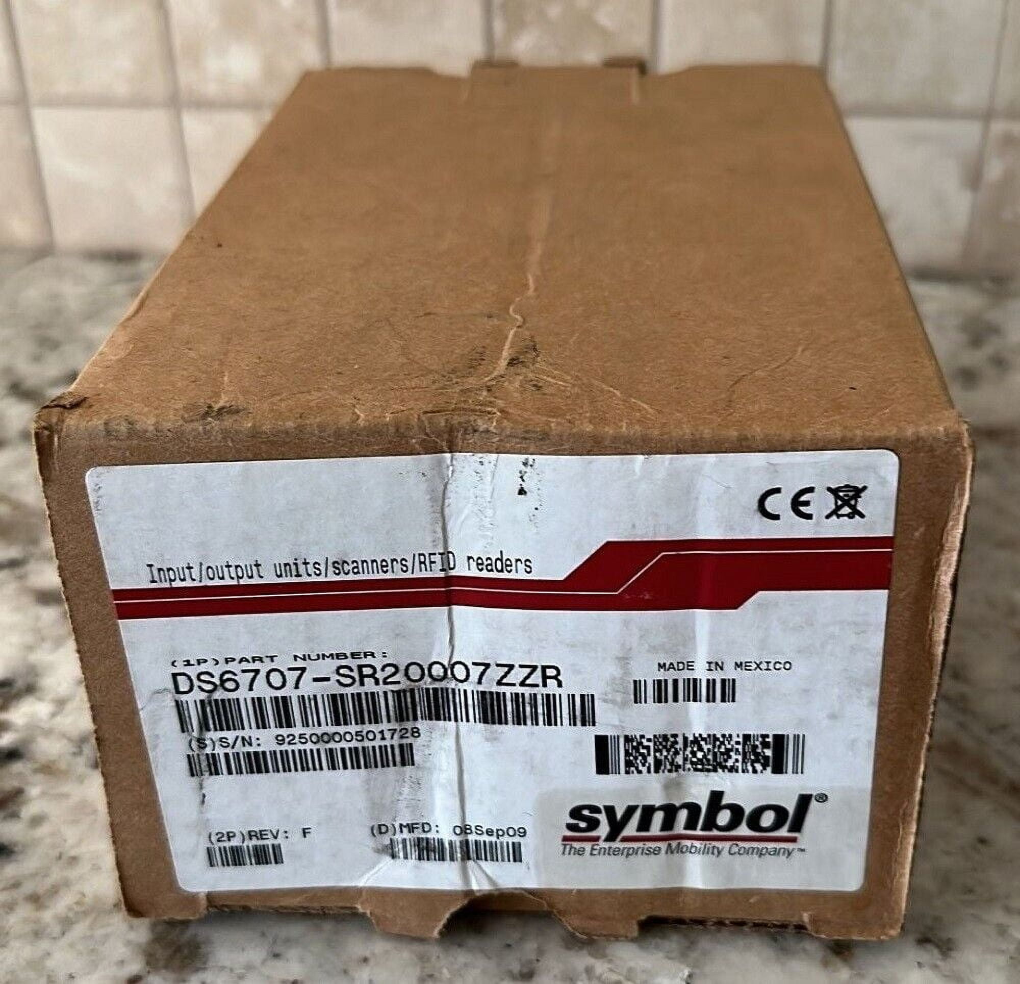 Symbol DS6707 Handheld Barcode Imager Scanner with USB Cable - BLACK ...