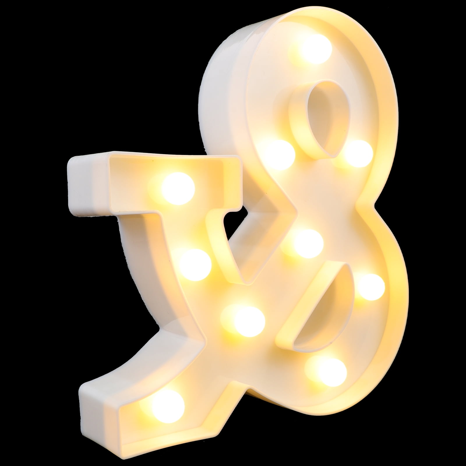 Raindrops White Plastic LED Light Sign for Decor Any Room Tabletop ...