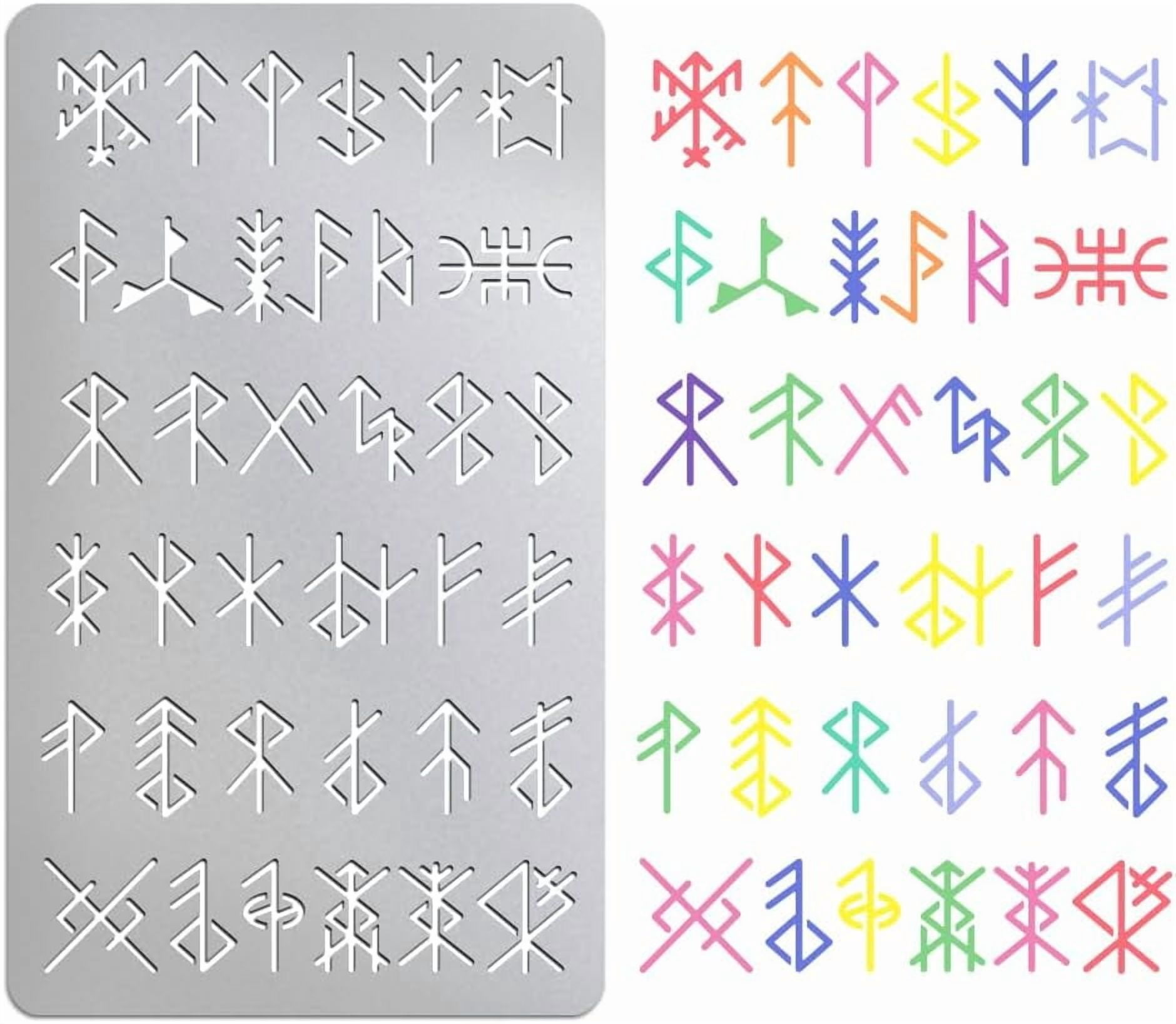 Symbol Metal Stencils for Wood Burning Stainless Steel Reusable ...
