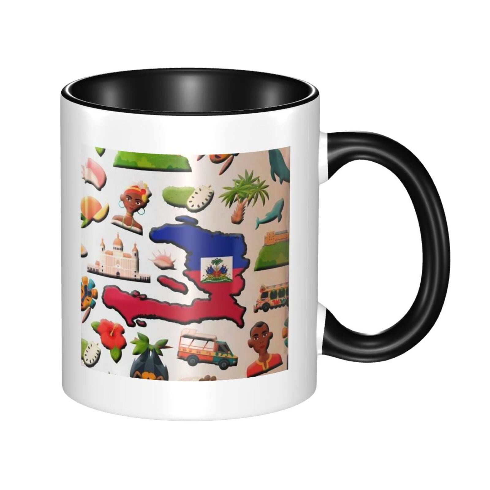 Symbol Of Haiti Cute Coffee And Tea Mug - Ceramic Coffee Mugs For Women ...