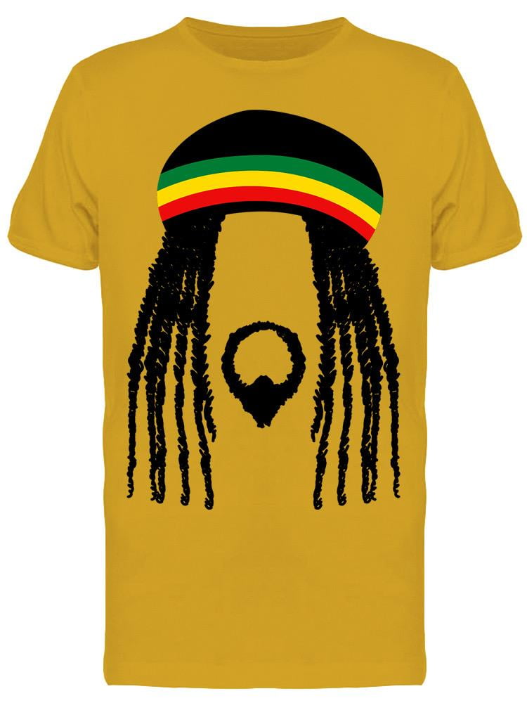 Symbol Of Man With Dreadlocks T-Shirt Men -Image by Shutterstock, Male ...