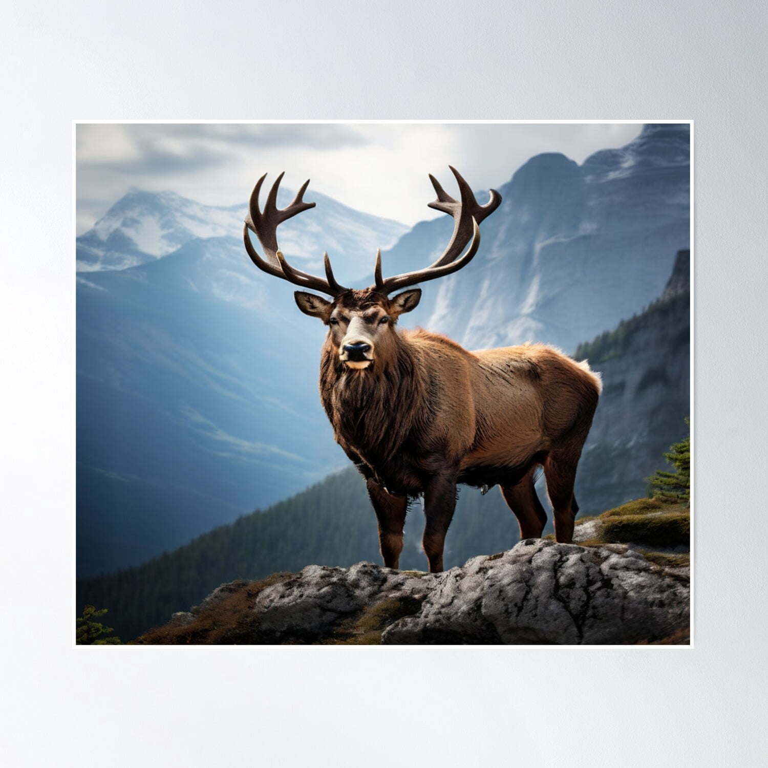 Symbol Of Strength And Nobility Poster Wall Art, Modern Wall Decor ...