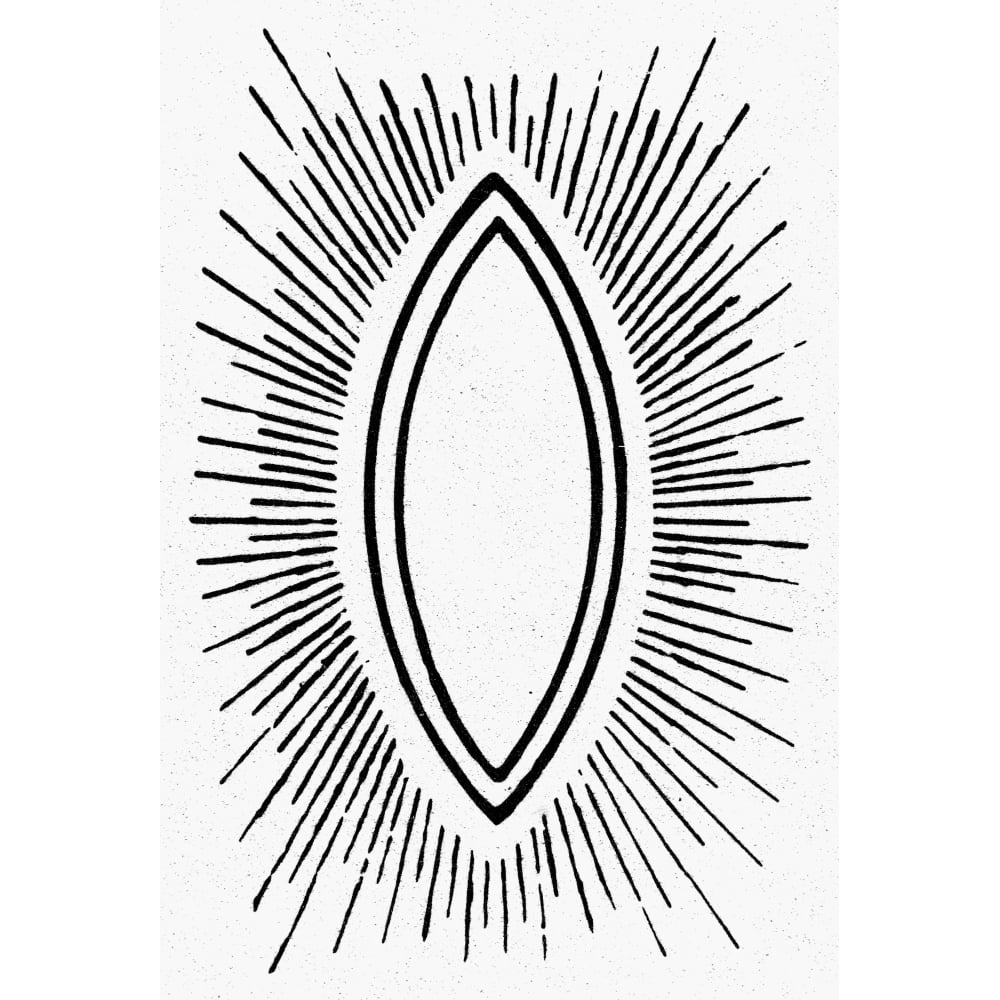 Symbol Vesica Piscis. Nused In Christian Medieval Art To Frame A Sacred ...