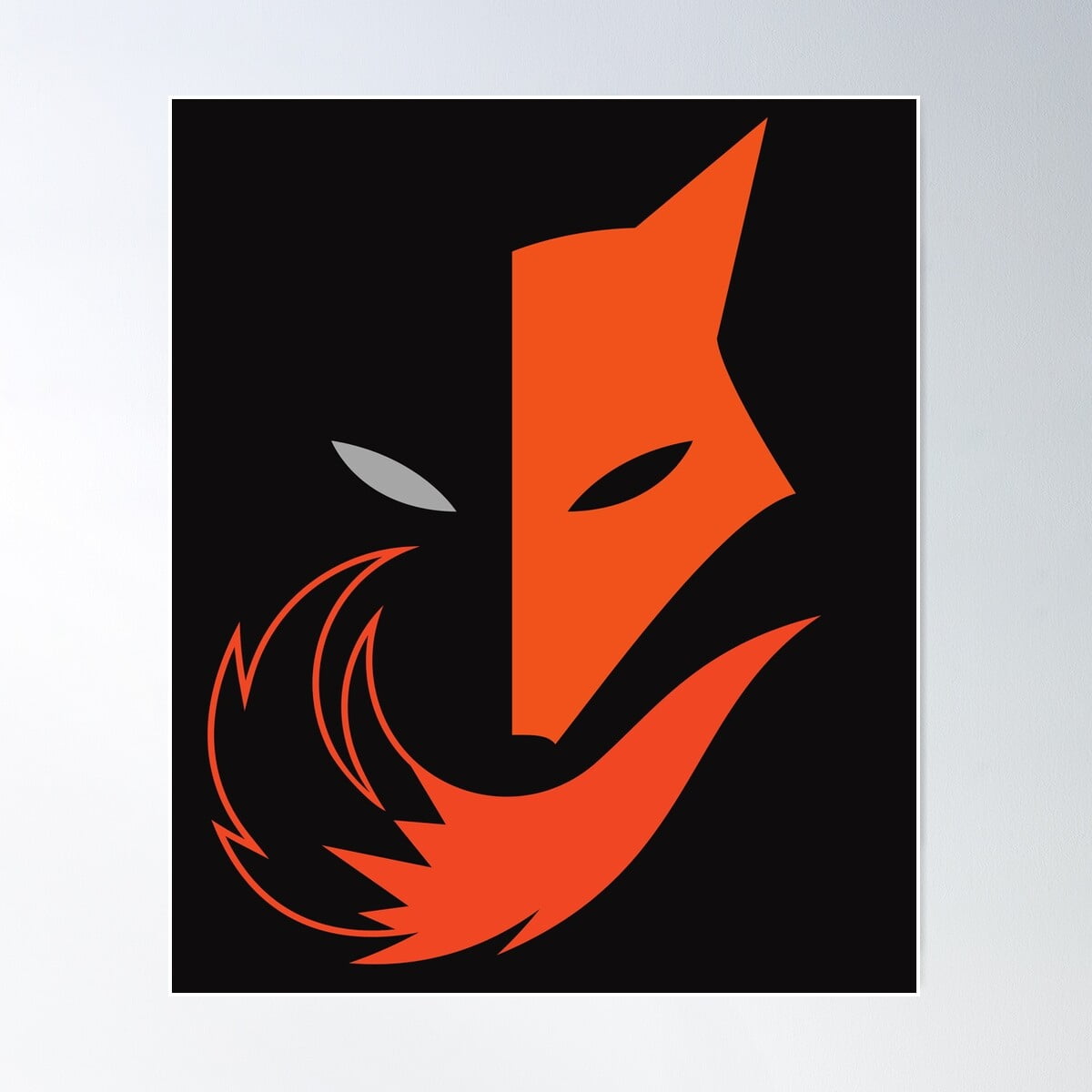 Symbolic Fox Poster Wall Art, Modern Wall Decor For Living Room Bedroom ...