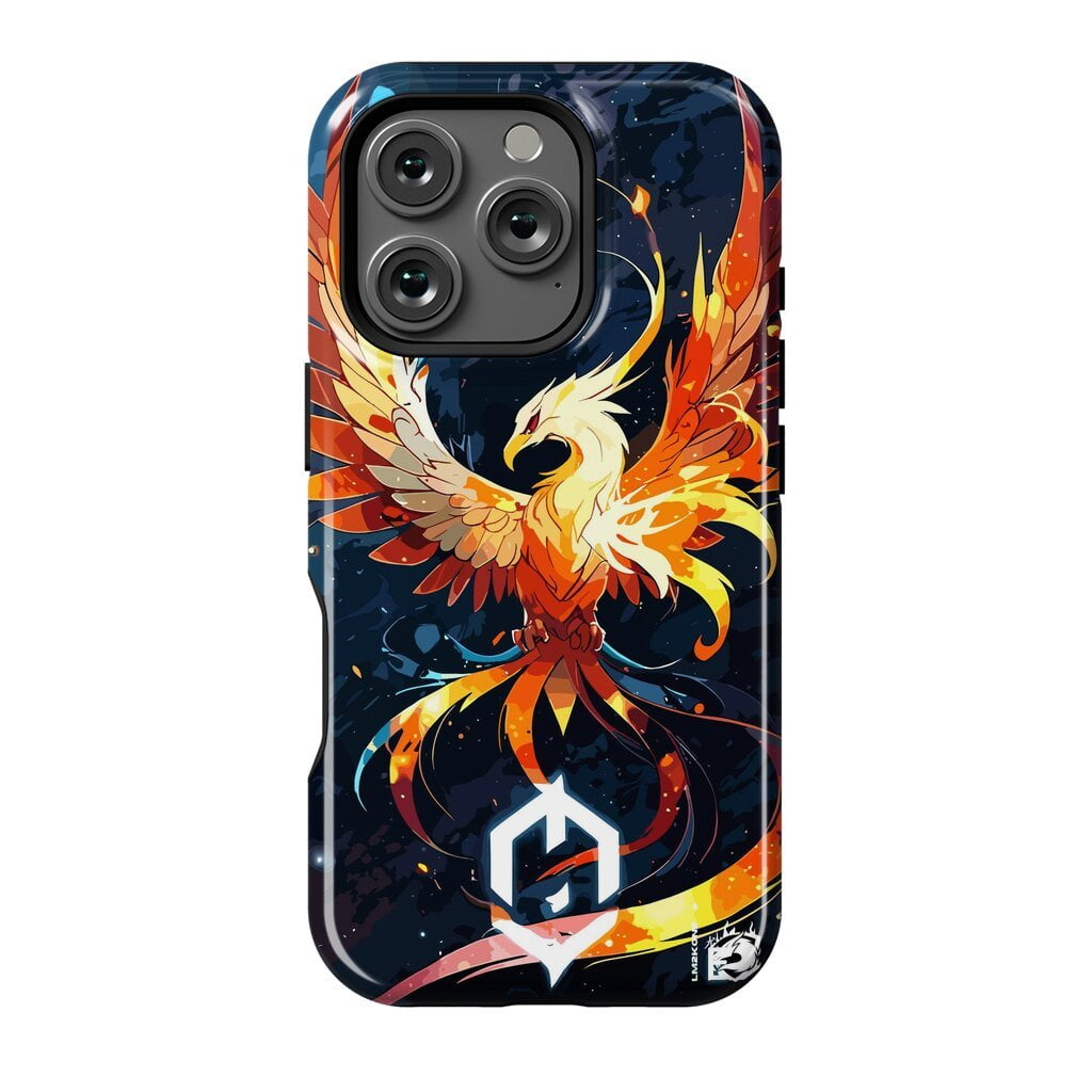 Symbolic Phoenix Rising from Flames Mythical Bird Tough Case for iPhone ...