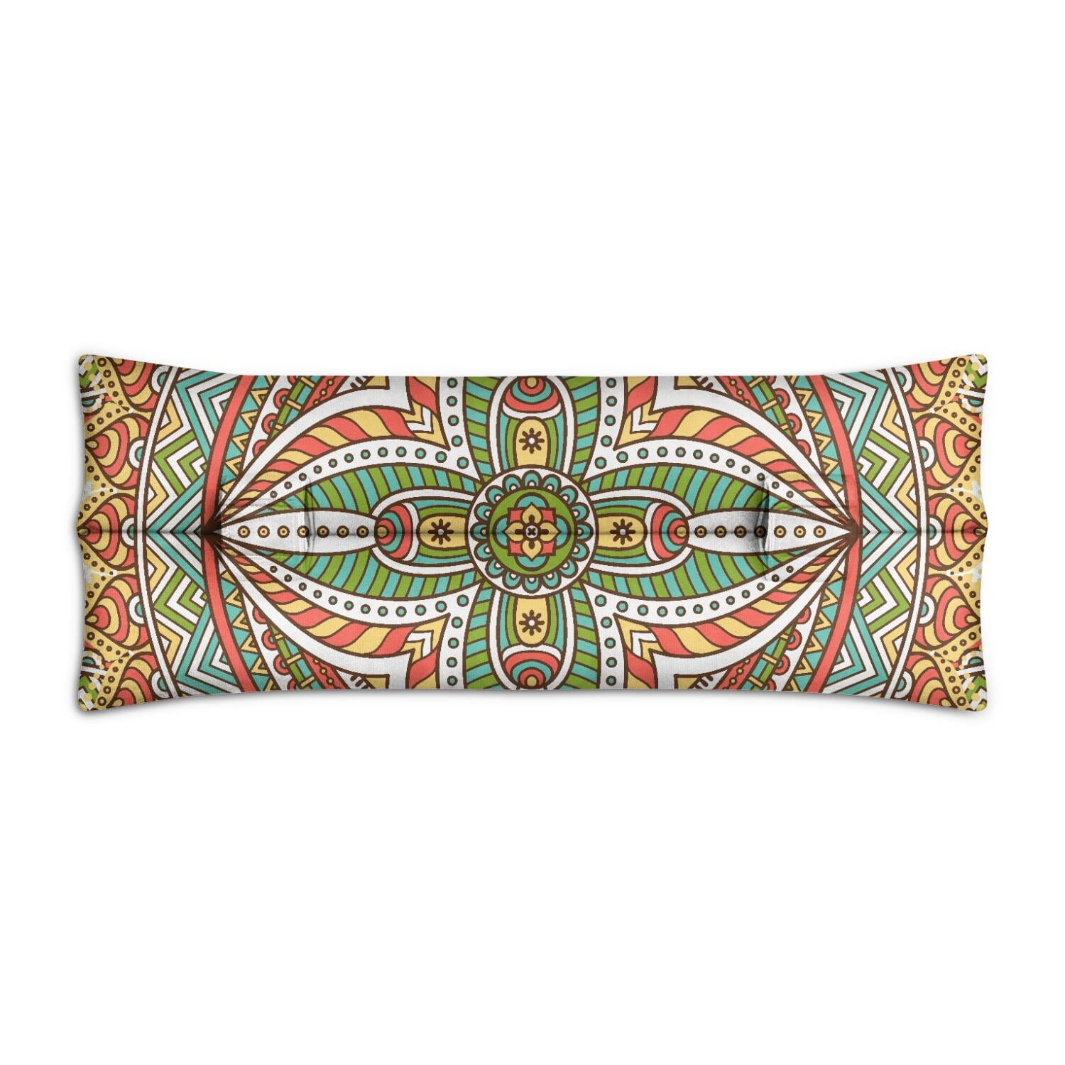 Symbolic Vintage Mandala Pillow - Healing Patterns for Abdominal Surgery - Walmart.com