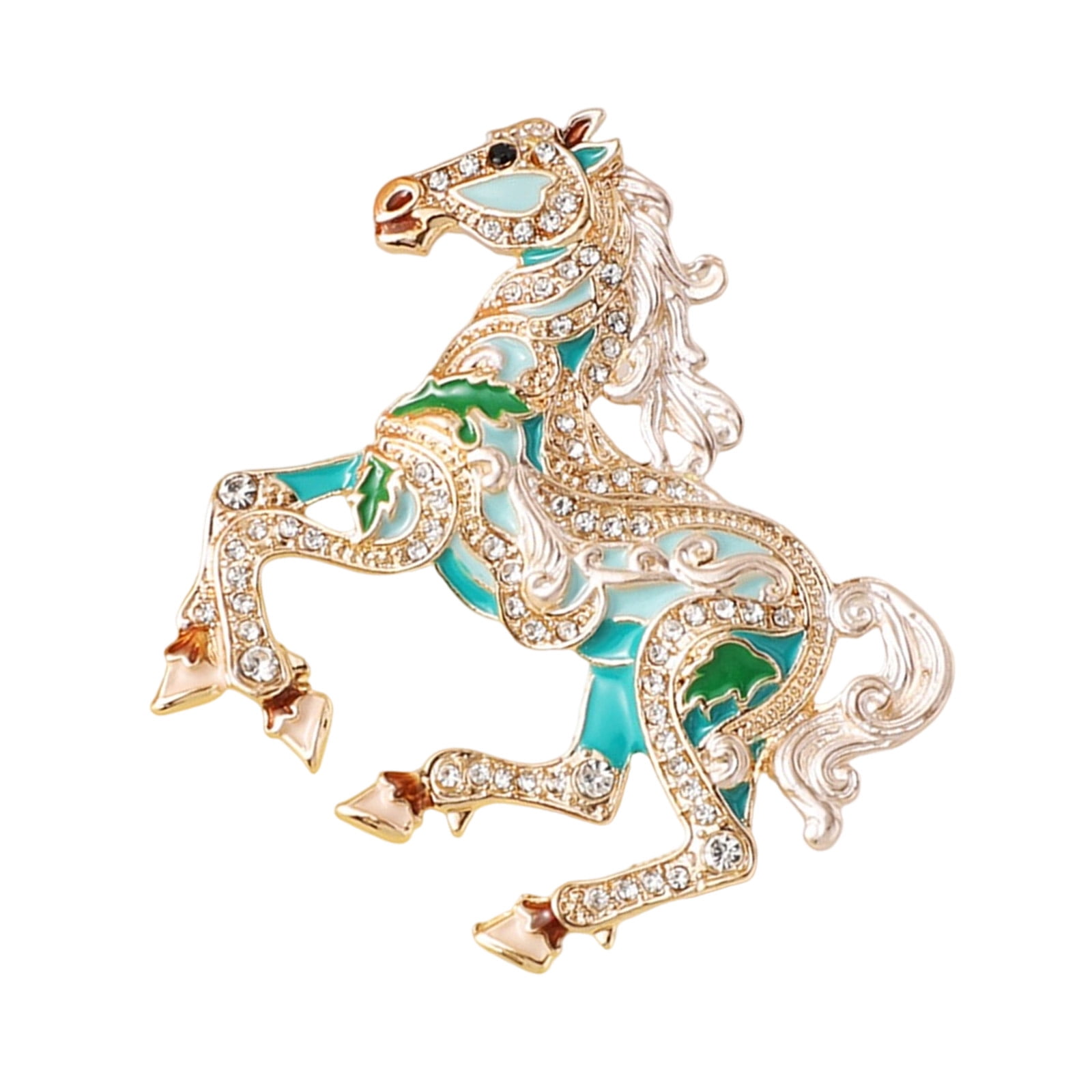 Symbolic Zodiacs Horse Pin Sturdy Metal Accessory for Year Round ...