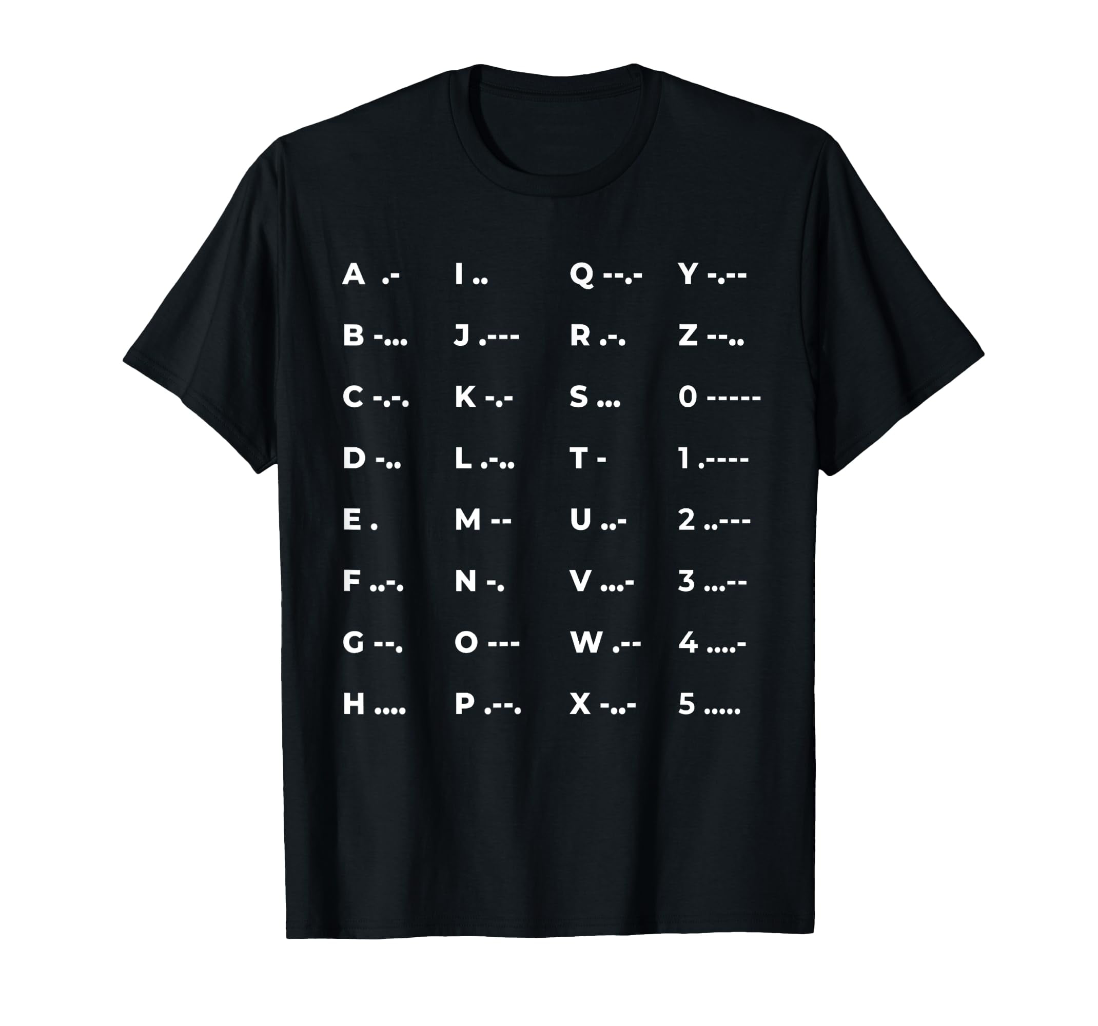 Symbols Morse Dots Codes Words Characters Letters Alphabet T-Shirt-L ...