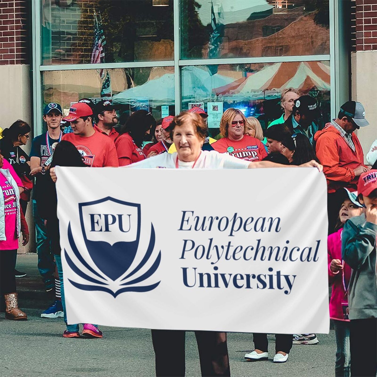Symbols Of Epu Banner Breeze Flag Outdoor Flags Home Flag Garden Flag 3 ...