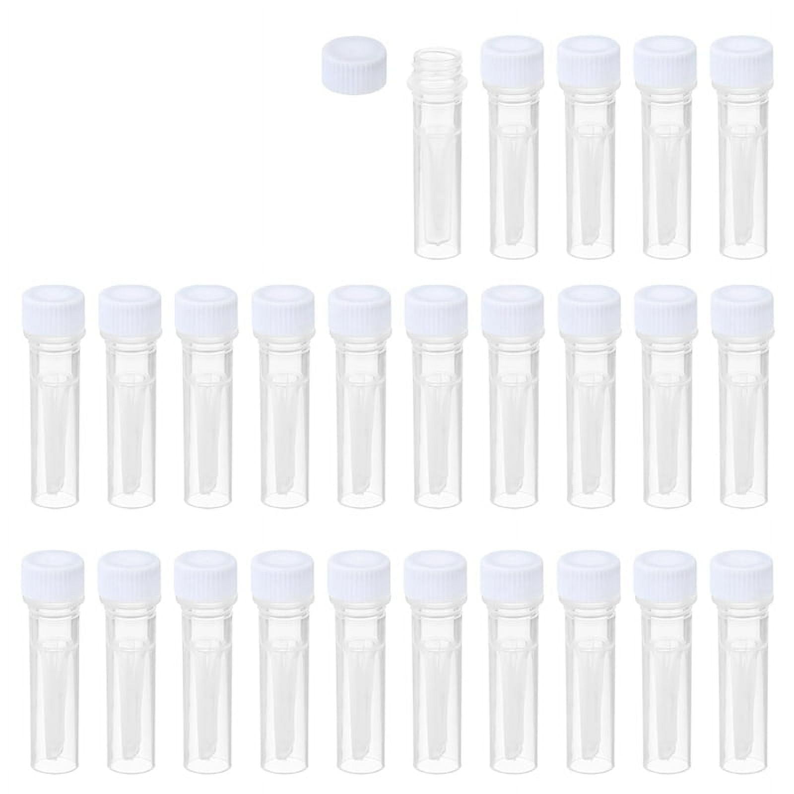 Symkmb 0.5ml Plastic Cryogenic, 25Pcs Self Standing Cryogenic Vial ...