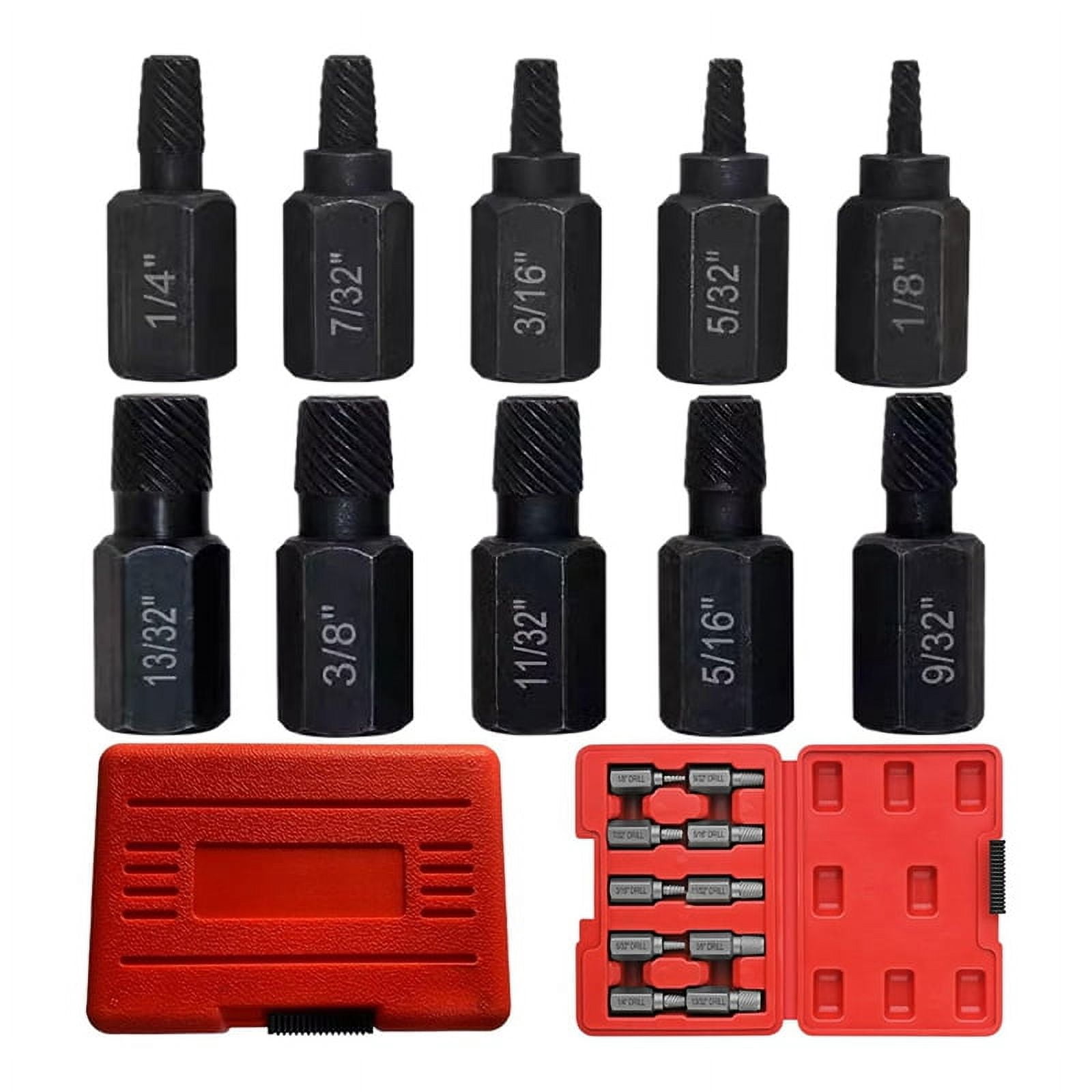 Symkmb 10 Pcs Broken Bolt Screw Cap Extractor,Damaged Bolt Extractor ...