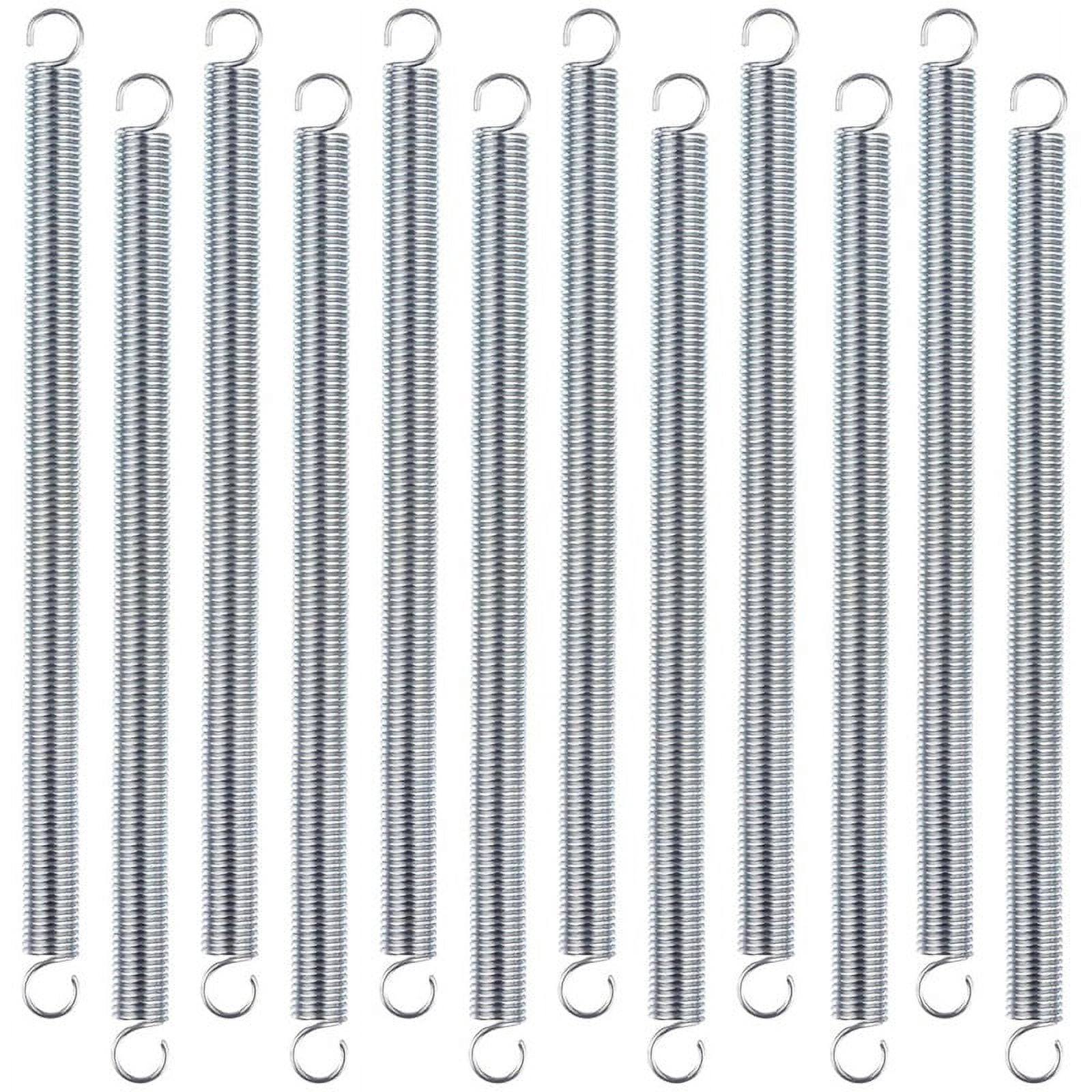 Symkmb 12 Pcs Extension Spring, 3/8 X 6-1/2 Inch, 0.047 Inch Spring ...
