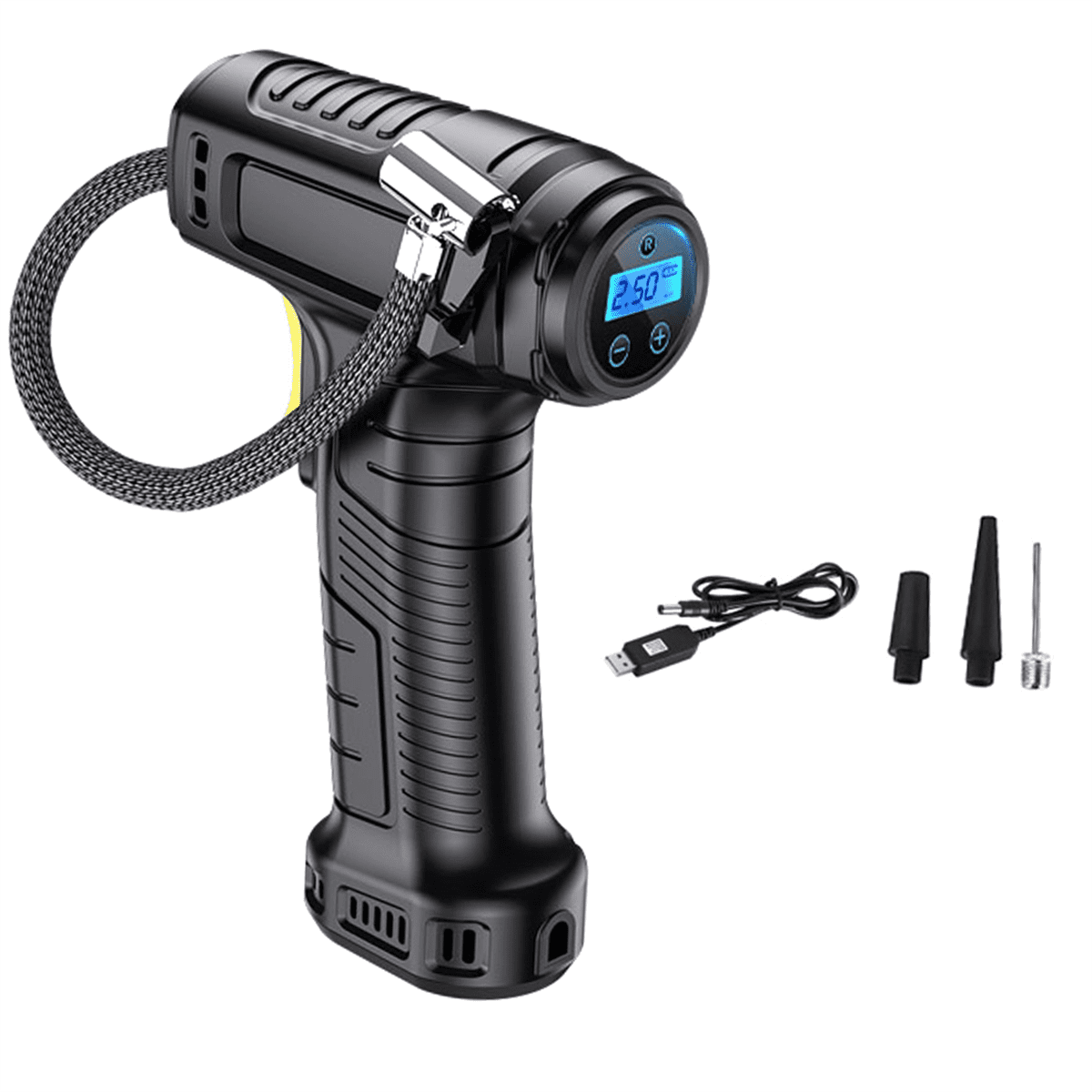 Symkmb 120W Handheld Air Compressor Wireless Digital Inflatable Pump ...