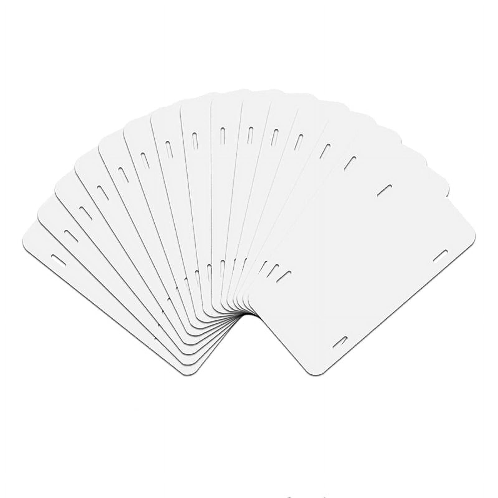Symkmb 14 Pack Sublimation License Plate Blanks, Thickness 0.65Mm Metal ...
