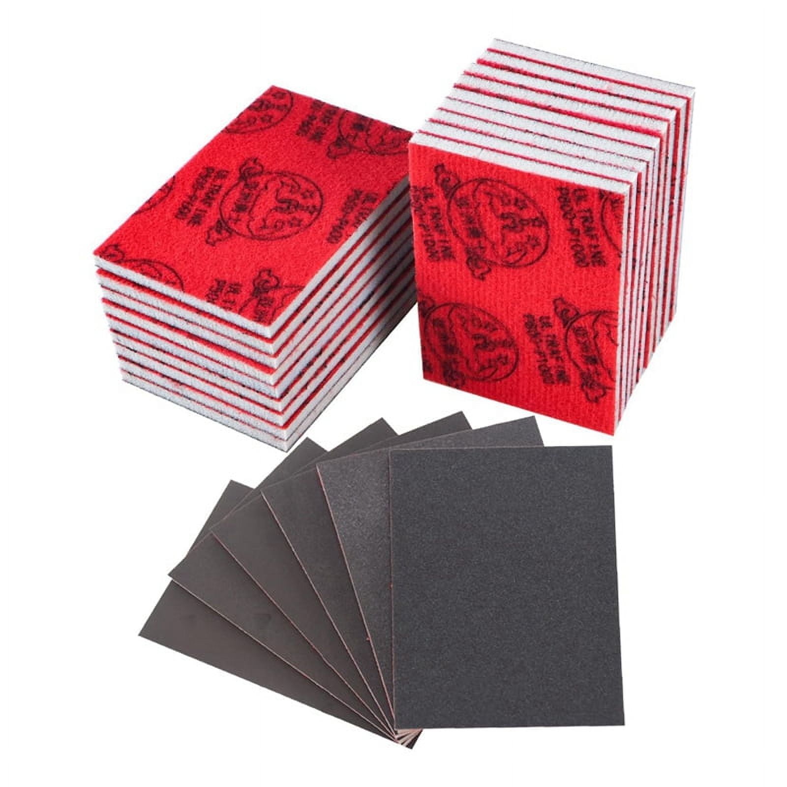 18 Pack 320-2500 Grit Sanding Sponge, Extra Fine Sponge Pad, Block Soft ...
