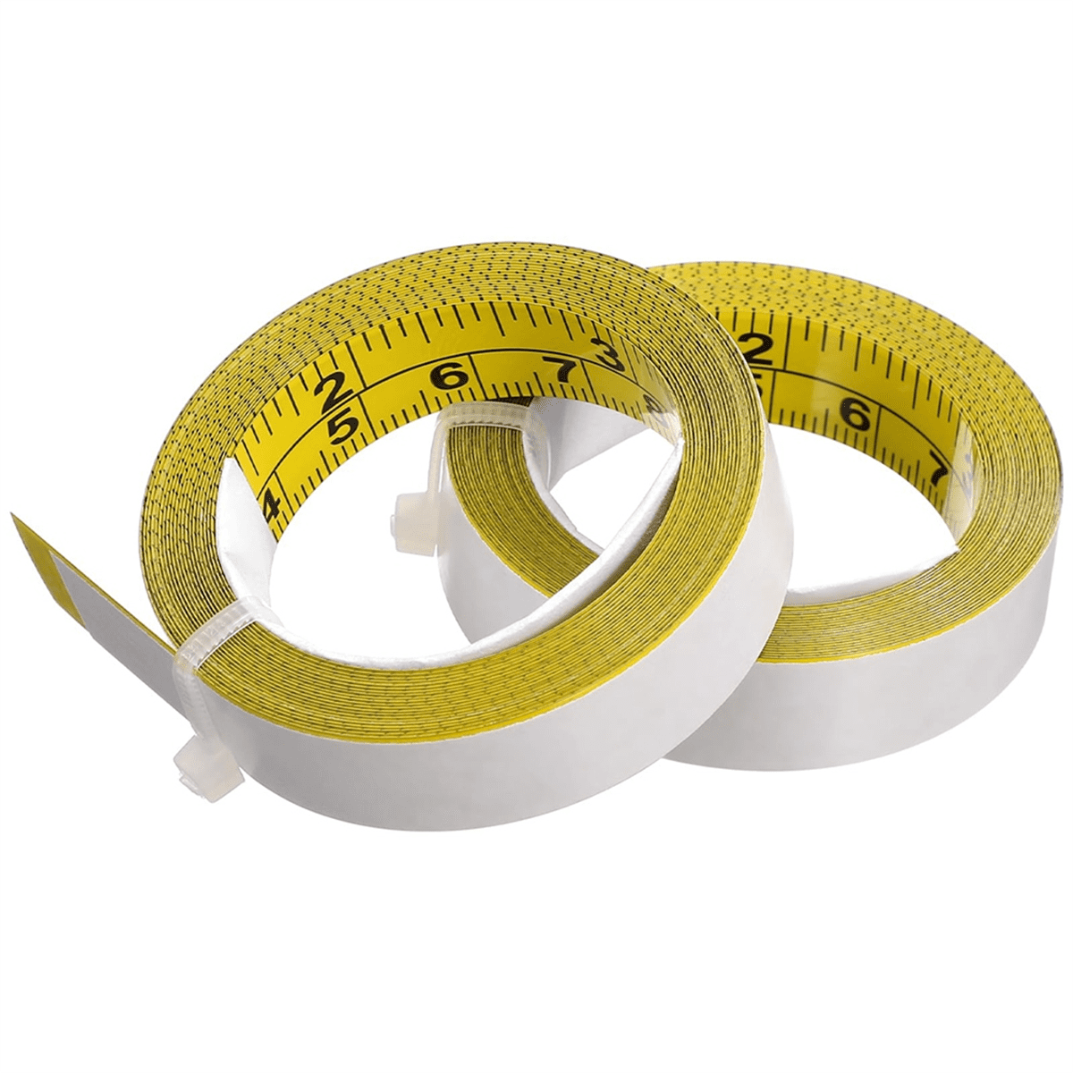 Symkmb 2 Rolls Self Adhesive Measuring Tape Metric Tape Measure Peel ...