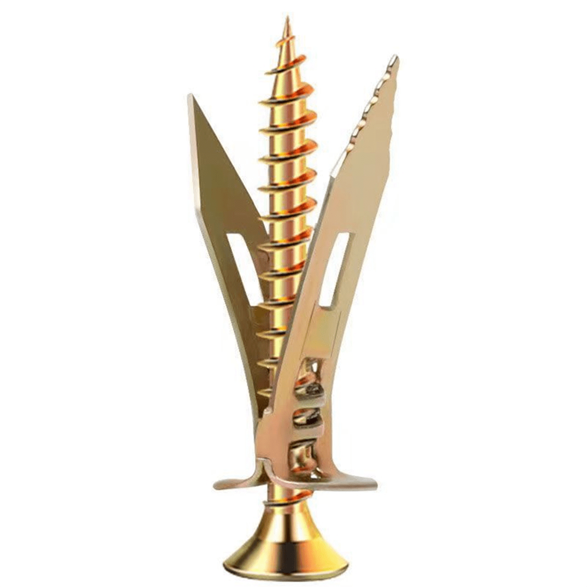 Symkmb 200Pcs Upgraded Self-Drilling Wall Anchor Screws, Premium ...