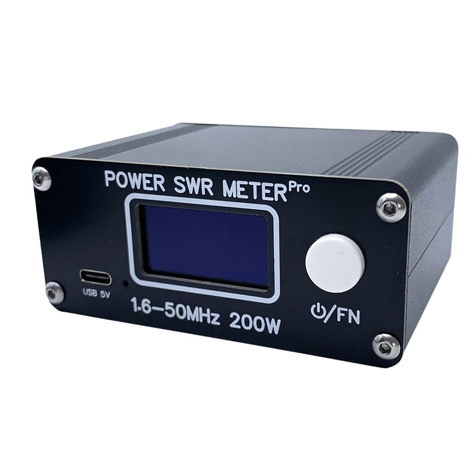 Symkmb 200W 1.6-50MHz HF Shortwave Power SWR Meter Stand Wave Meter HF ...