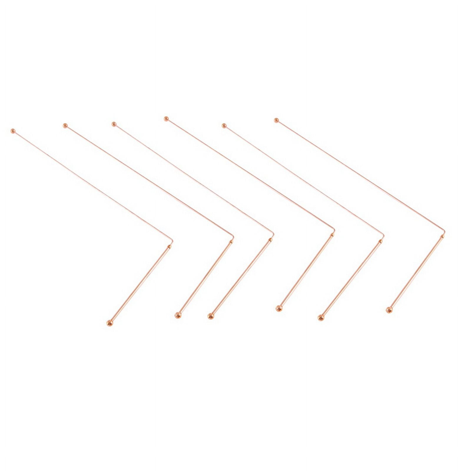 Symkmb 3Pair Copper Dowsing Rods Spiritual Divining Rods Flexible ...