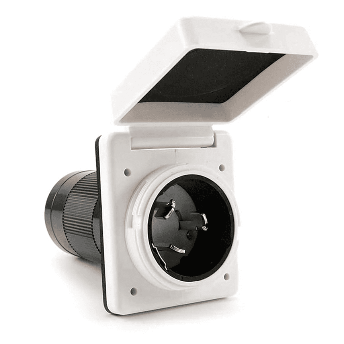 Symkmb 50A RV Plug Twist Lock Inlet,Shore Power Inlet Plug 125V/250V RV ...