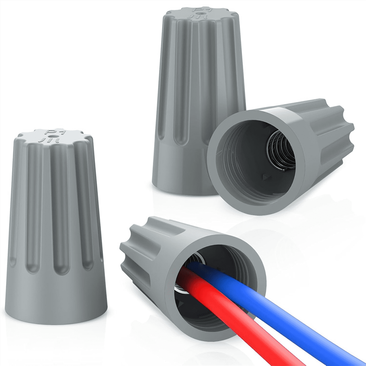 Symkmb 50Pcs Wire Nuts Wire Caps Electrical Wire Connectors for 10 ...